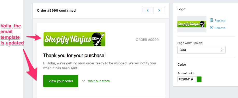Shopify Email Templates Add Your Logo And Color Scheme